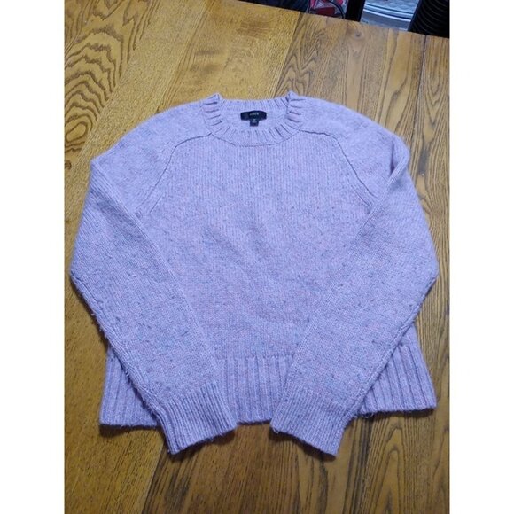 J. Crew Factory | Sweaters | Jcrew Sweater Womens Medium Lavender Pink ...